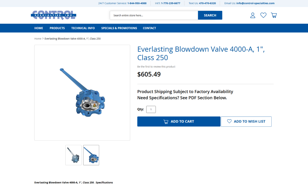 Control Specialties Case Study | ioVista